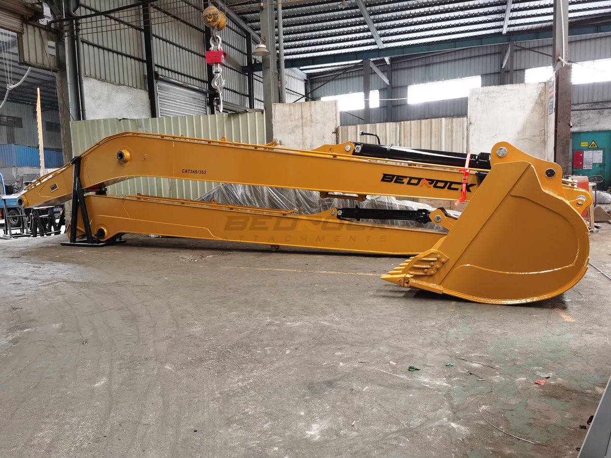 20m Long Reach fits CAT 349 Excavator, CB Linkage - Bedrock Attachments