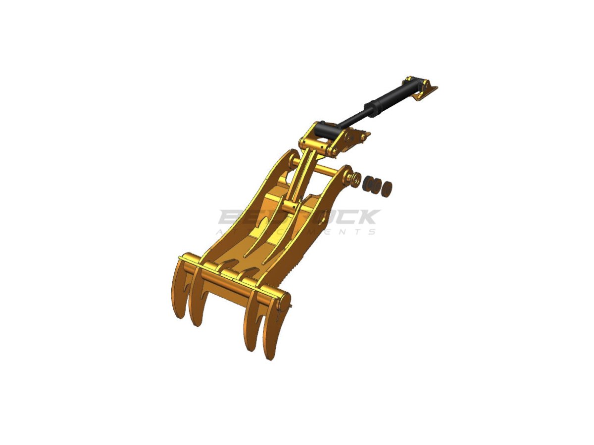 4 Teeth Non-Progressive Thumb 54” Pin Grabber 320 - Bedrock Attachments