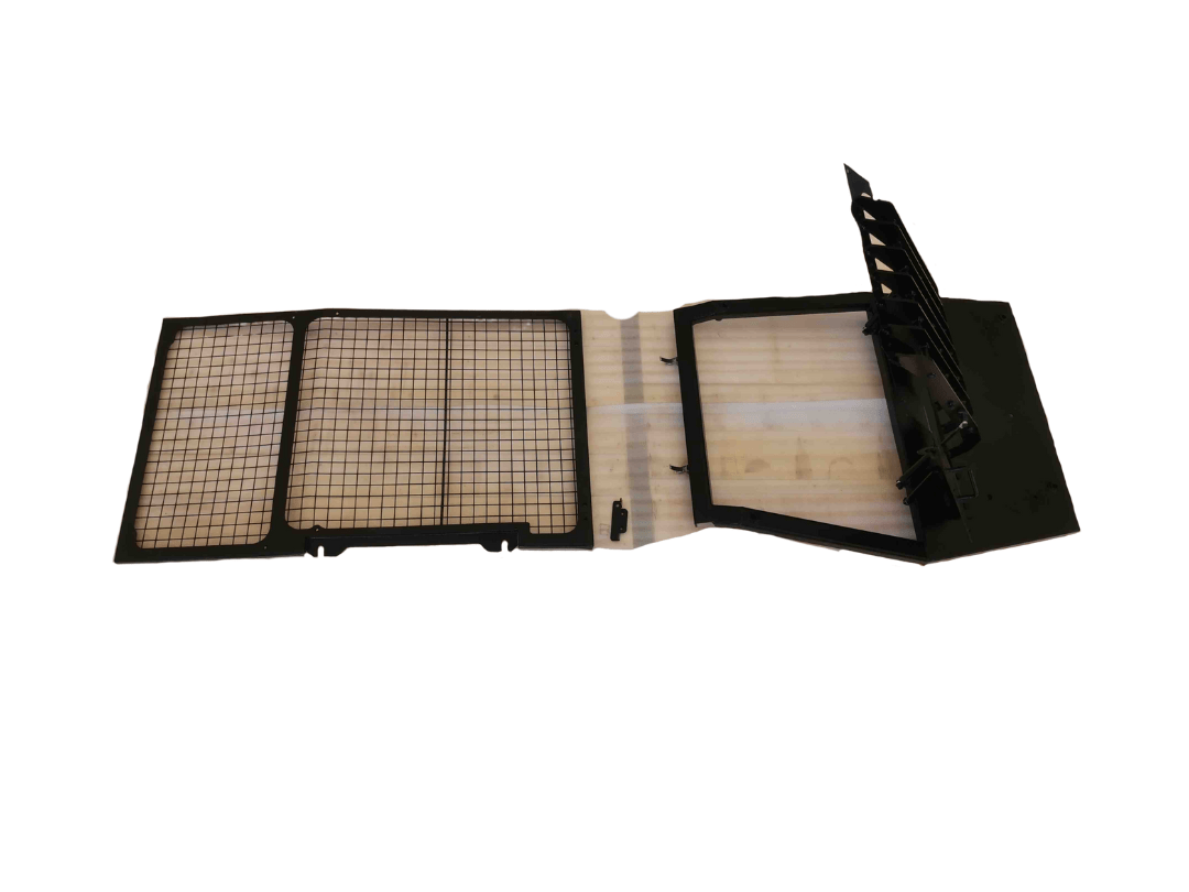Cab Front Guard, Mesh with Top fits CAT 304, 305CR, 305.5CR, 306CR Mini ...