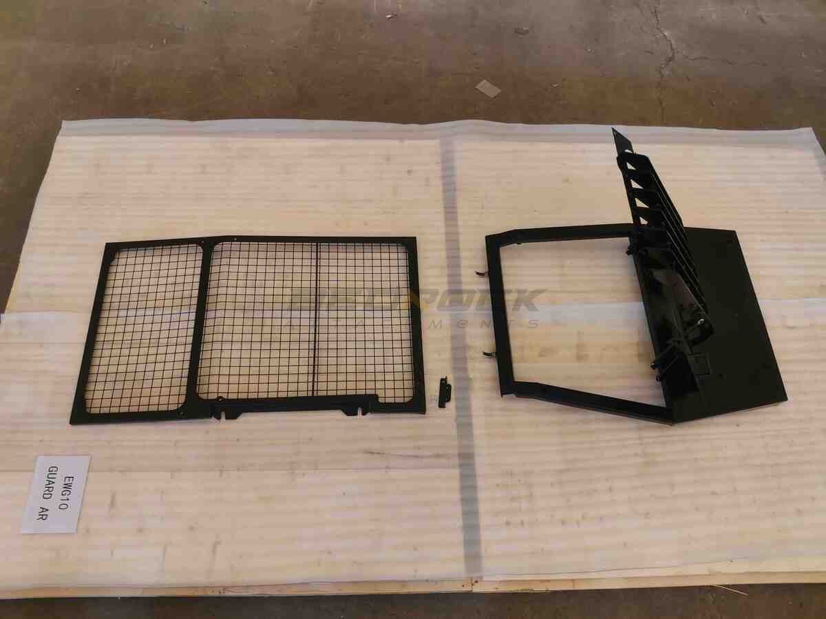 Cab Front Guard, Mesh with Top fits CAT 304, 305CR, 305.5CR, 306CR Mini ...