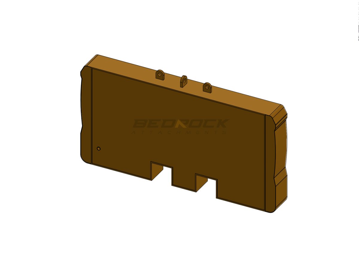Counterweight fits CAT 320GC Excavator - Bedrock Attachments