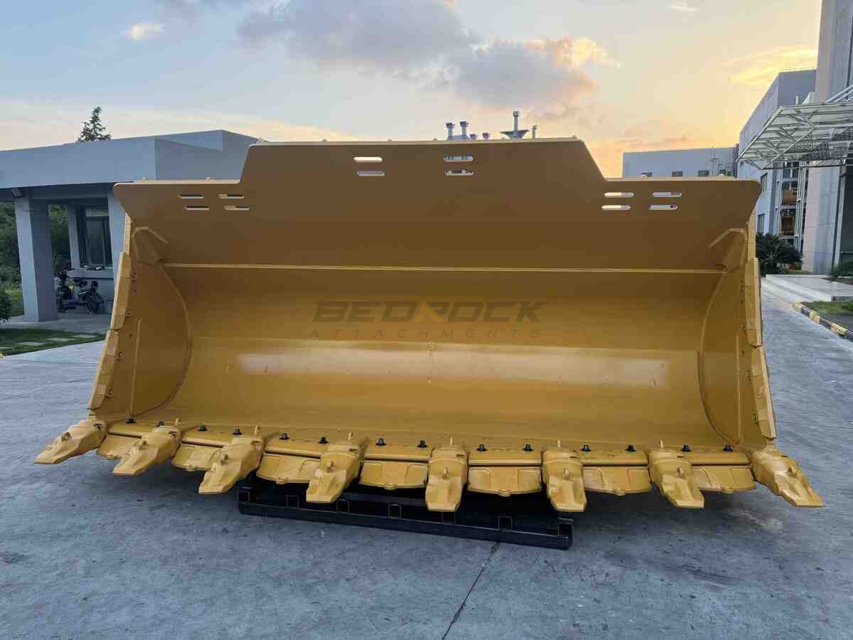 Loader Bucket PIN ON CAT 992K, 9m3, 192in, ROCK - Bedrock Attachments