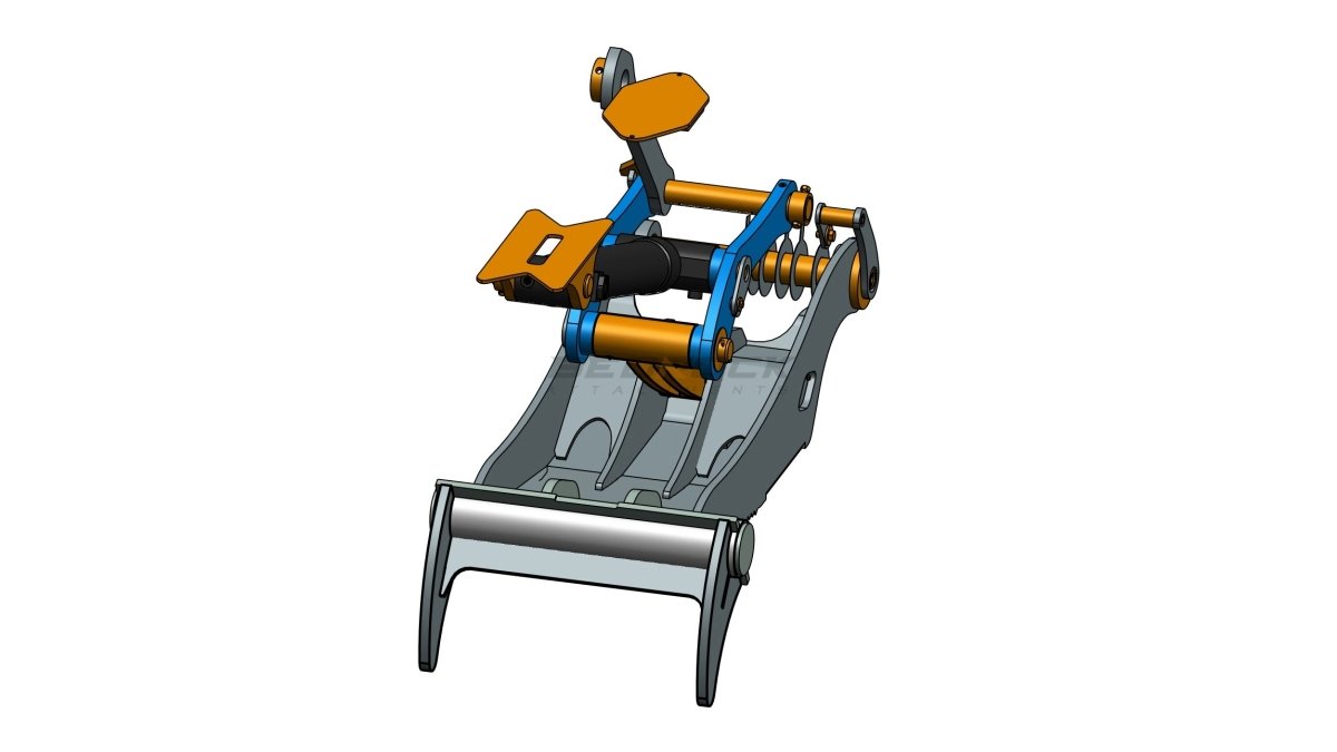 2 Teeth Progressive Thumb 48” Pin Grabber 324 329 - Bedrock Attachments