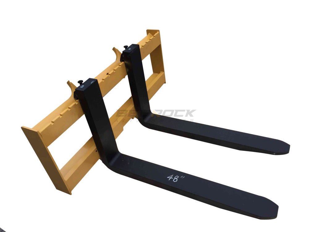 48" Wheel Loader Quick Coupler Fork Tine fits CAT 924 930 938 - Bedrock ...