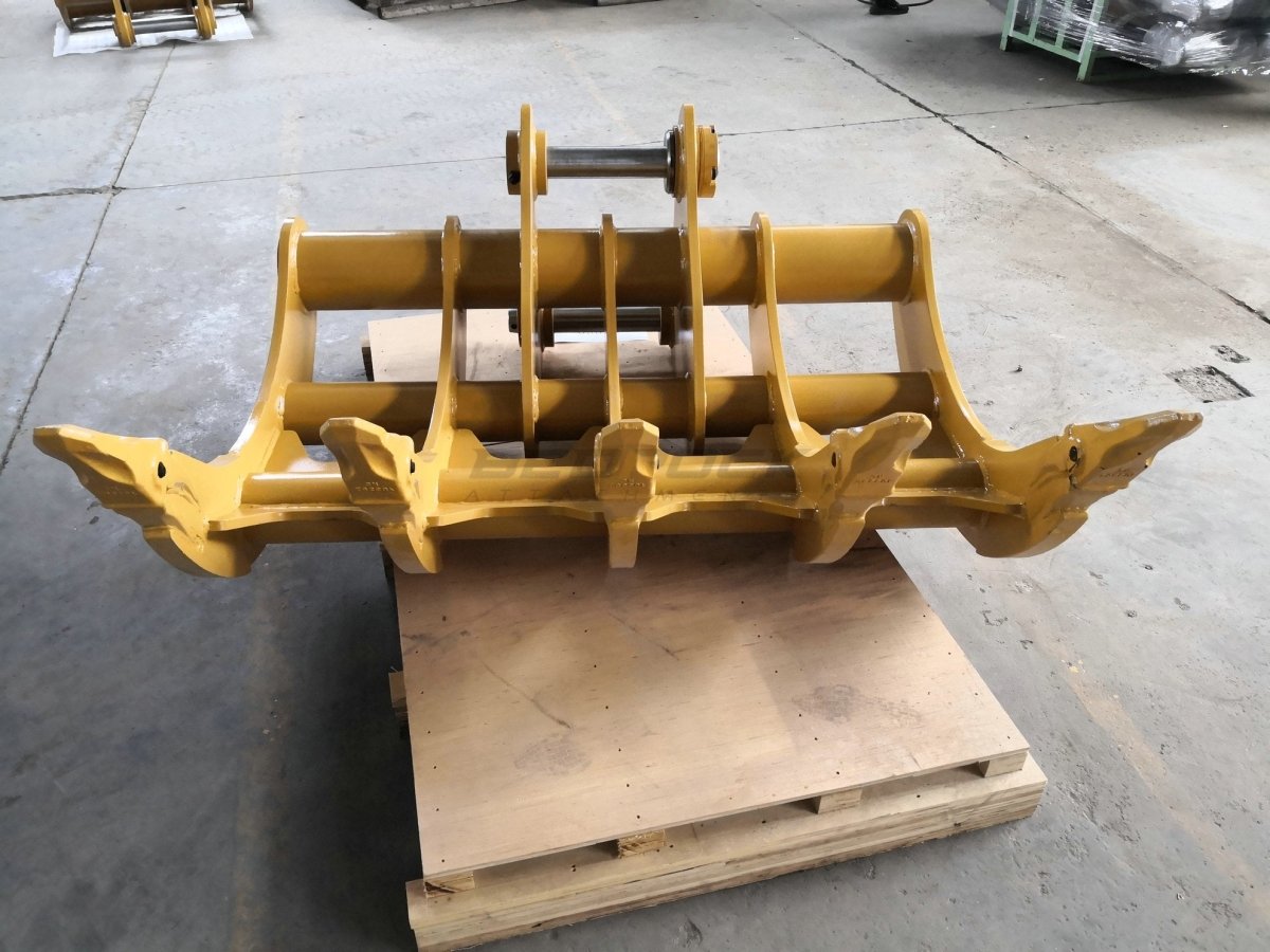 EXCAVATOR RAKE GP-GP (B LINKAGE 60"), 2 x 80mm Pins, B Linkage ...
