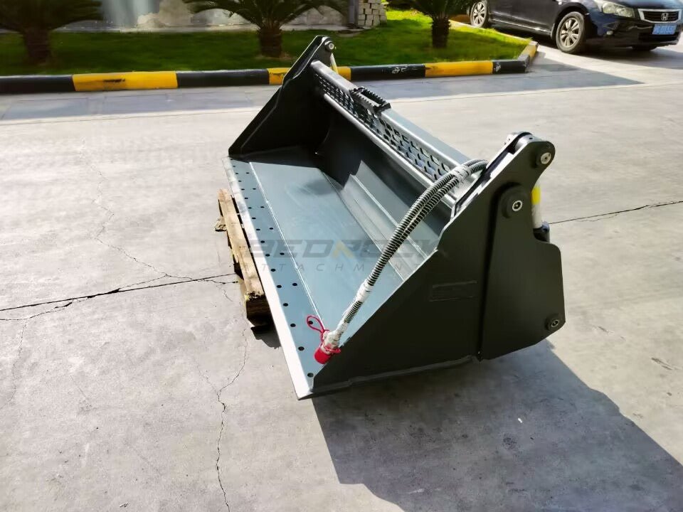 Mini Hydraulic Excavator/Skid Steer Loader Multipurpose Bucket/4in1 Bucket, 78in, cutting edge ...